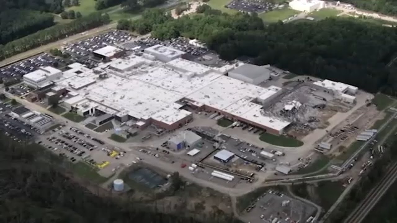 Pfizer to reopen Rocky Mount plant after July tornado - YouTube