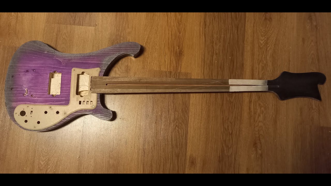 building a Rickenbacker bass part 11 - YouTube