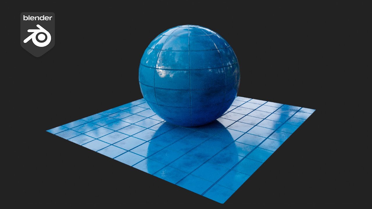 how to apply tile floor material in blender in 1 minute - YouTube
