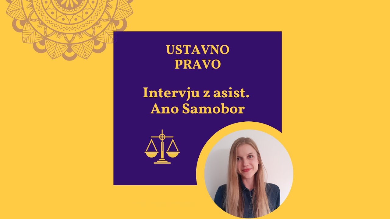 Ustavno pravo - asist. Ana Samobor (S2 E23) - YouTube