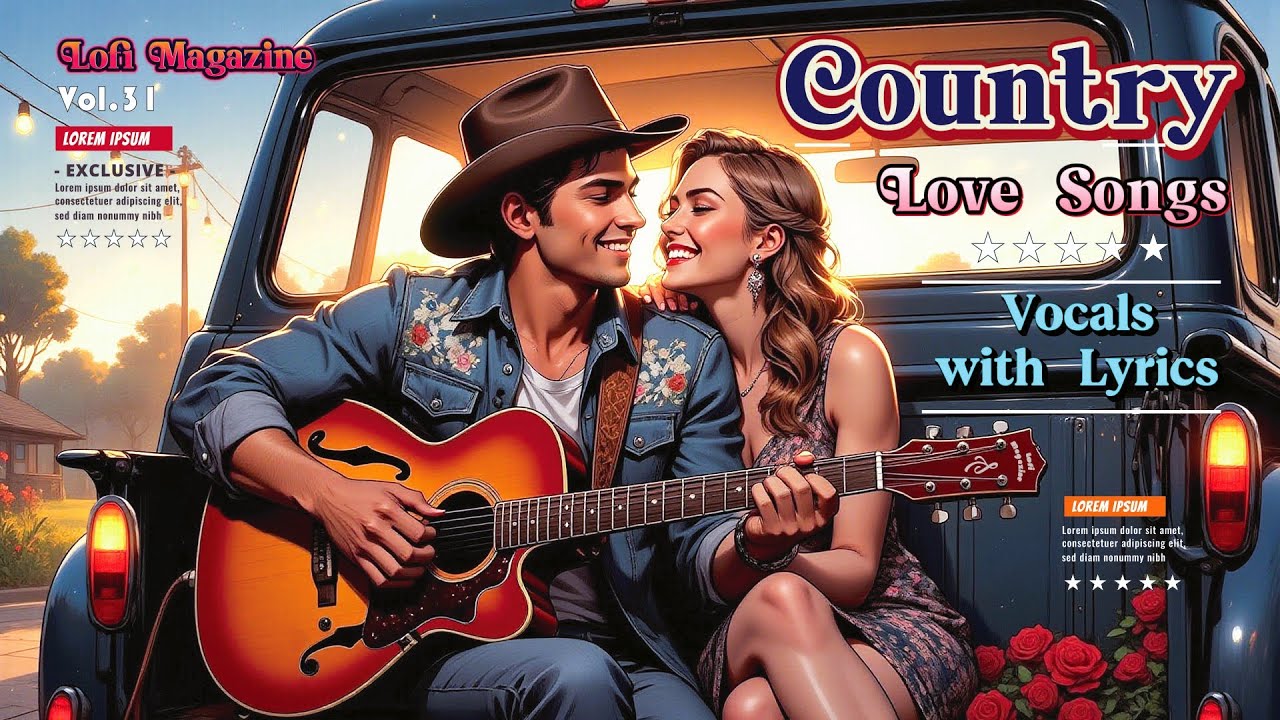 [Playlist] Country Love Songs [Vocals with Lyrics] (All New Songs ...