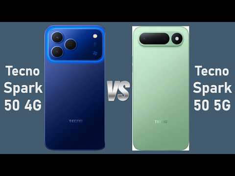Tecno Spark 50 5G vs Tecno Spark 50 4G