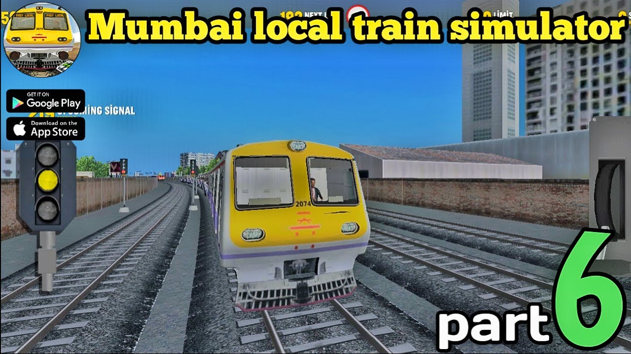 indian local train simulator Last Local part 6 journey || Mumbai local ...