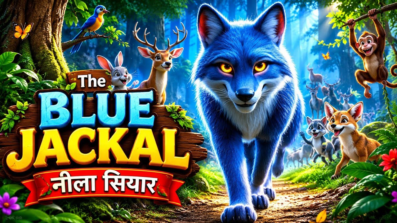 The Blue Jackal moral story for kids #moralstoriesforkids #moralstories ...
