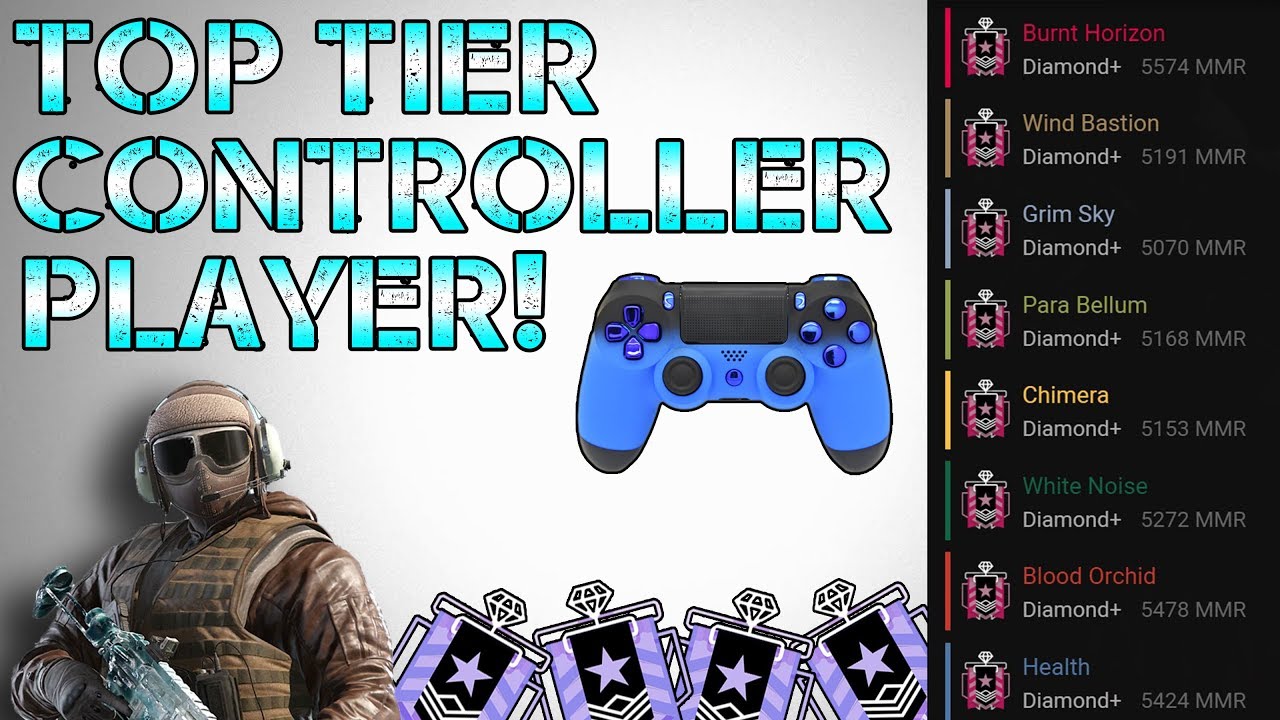 Top Tier CONTROLLER Player - Rainbow Six Siege Console Diamond - YouTube