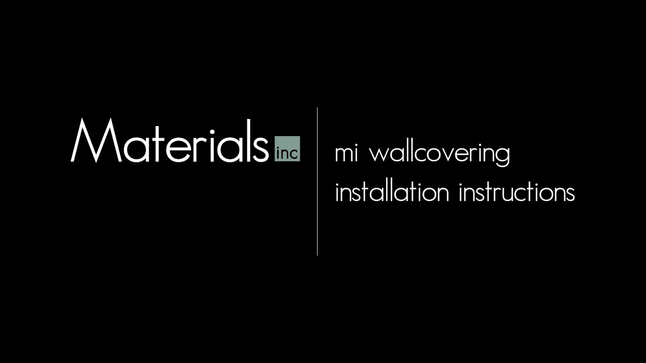 Mi Wallcovering Installation - YouTube