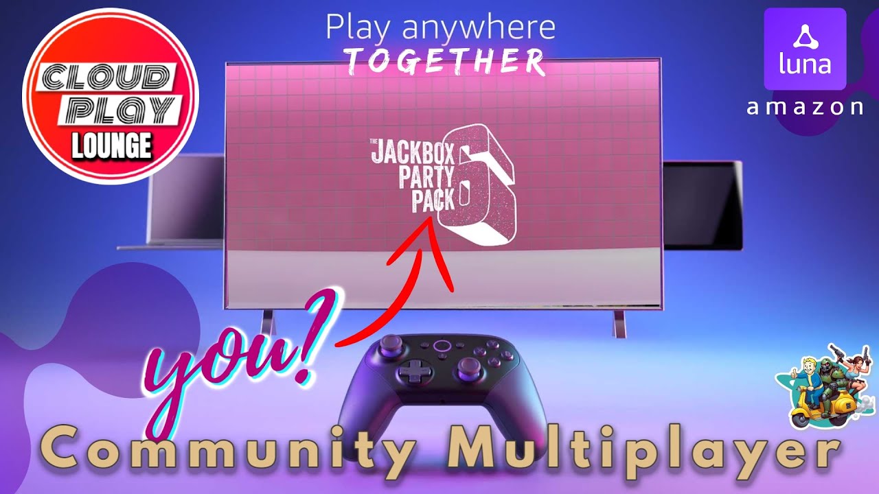 Wir zocken gemeinsam - Jack Box Party Pack 6 in der Cloudplay Lounge - Community Multiplayer ...