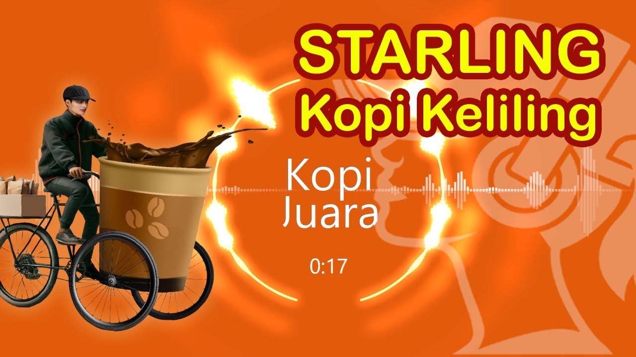 Starling Jualan Kopi Keliling - YouTube