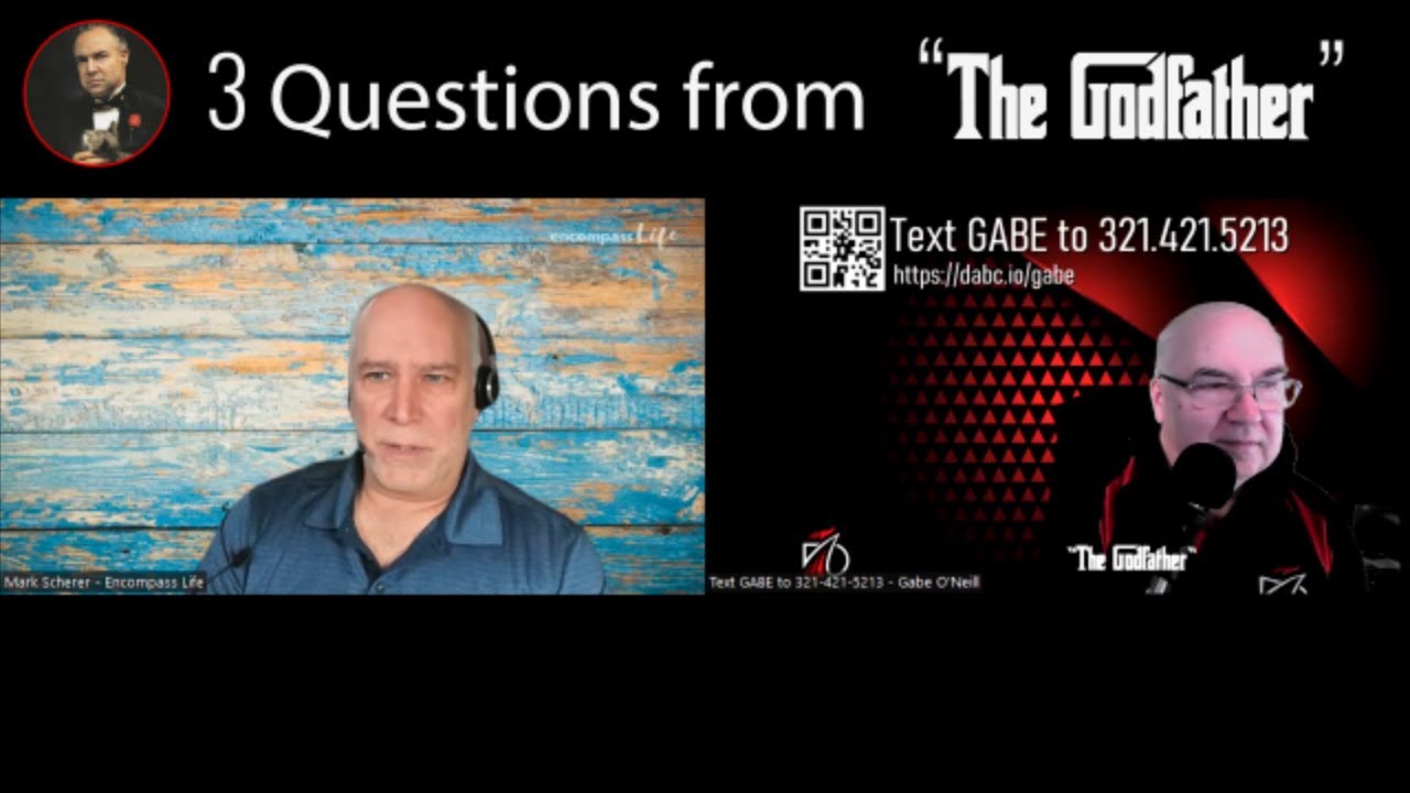 3 Questions From The Godfather – Mark Scherer - YouTube