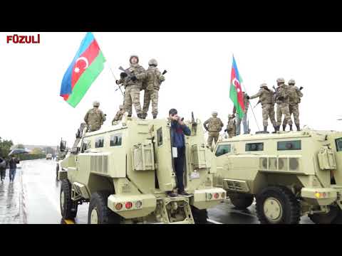 Horadizdə möhtəşəm bayraq yürüşü keçirilib