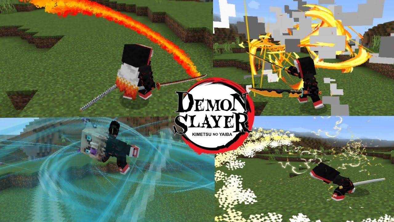 របៀបដាក់ mod demon slayer ក្នុង minecraft pe addon - YouTube
