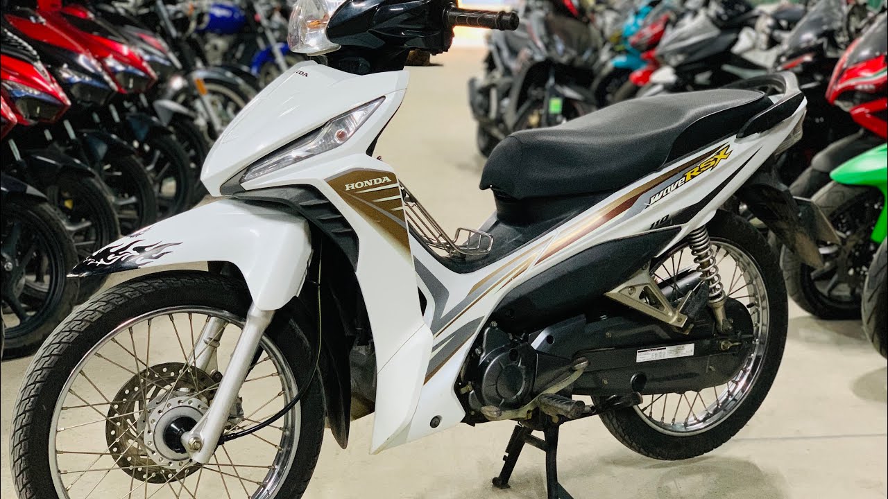 Honda wave rsx trắng - YouTube