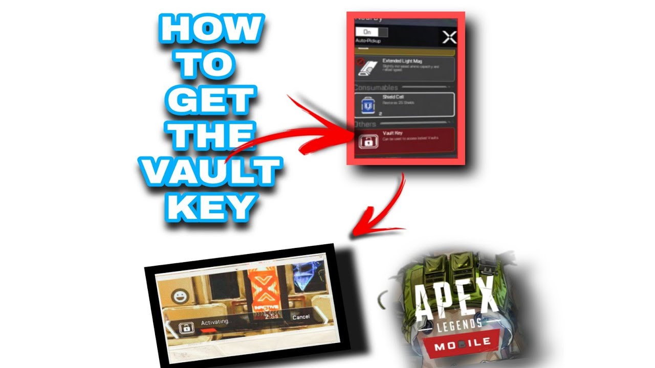 How to get the vault key ,in apex legends mobile.. - YouTube
