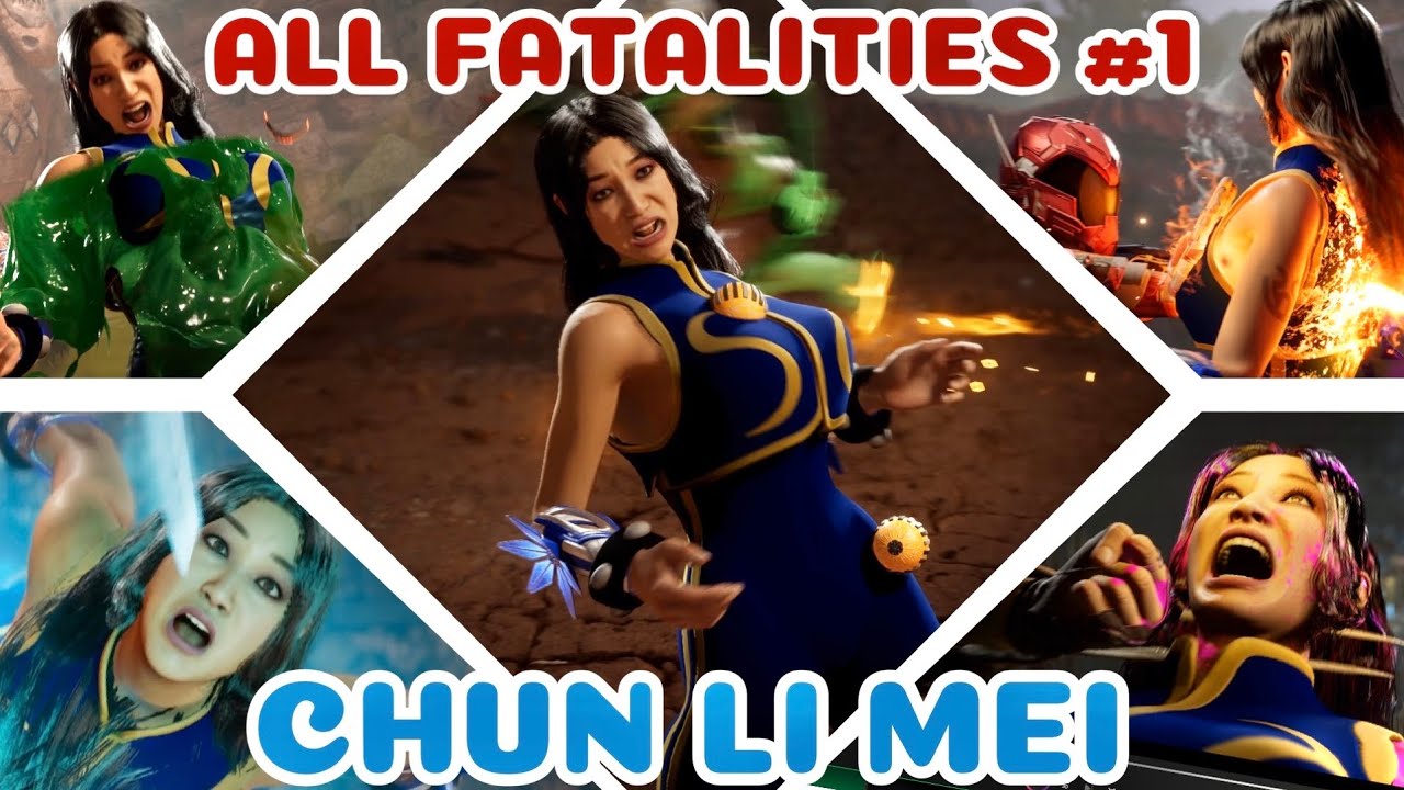All Fatalities #1 Performed on Chun-Li Mod - Mortal Kombat 1 - YouTube