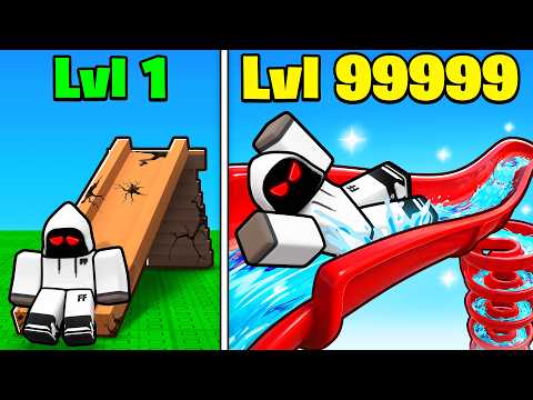 Spending $8,582,495 To Build The TALLEST WATER SLIDE In Roblox..