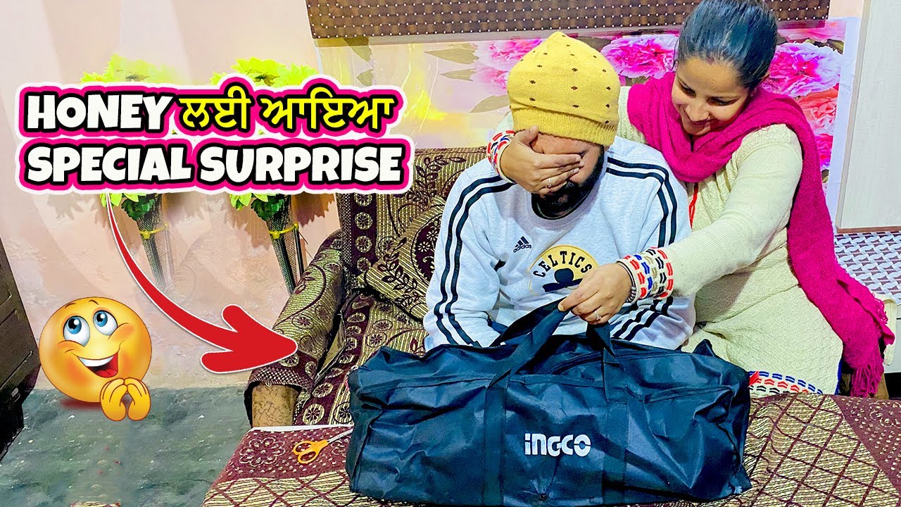 Honey ਲਈ ਆਇਆ Special Surprise || Mr Mrs Gill - YouTube