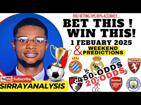 WEEKEND FOOTBALL PREDICTIONS & FOOTBALL PREDICTIONS FOR SATURDAY - YouTube