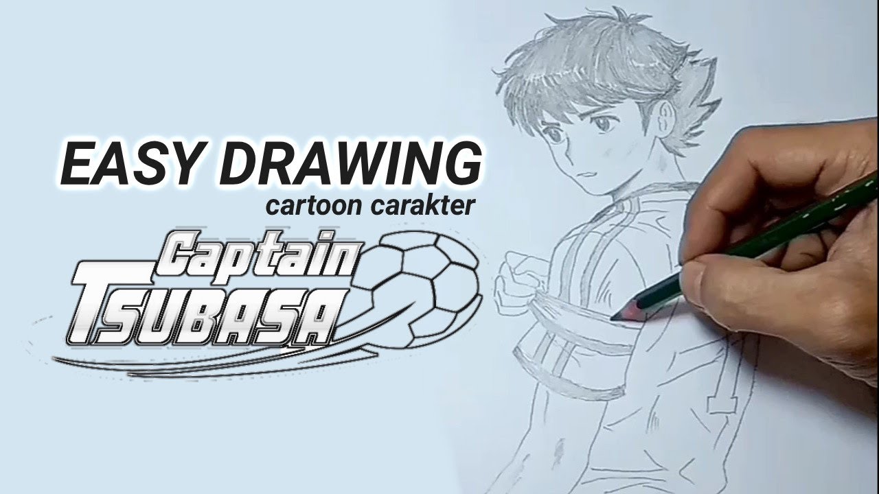 How to draw captain tsubasa || anime captain tsubasa - YouTube