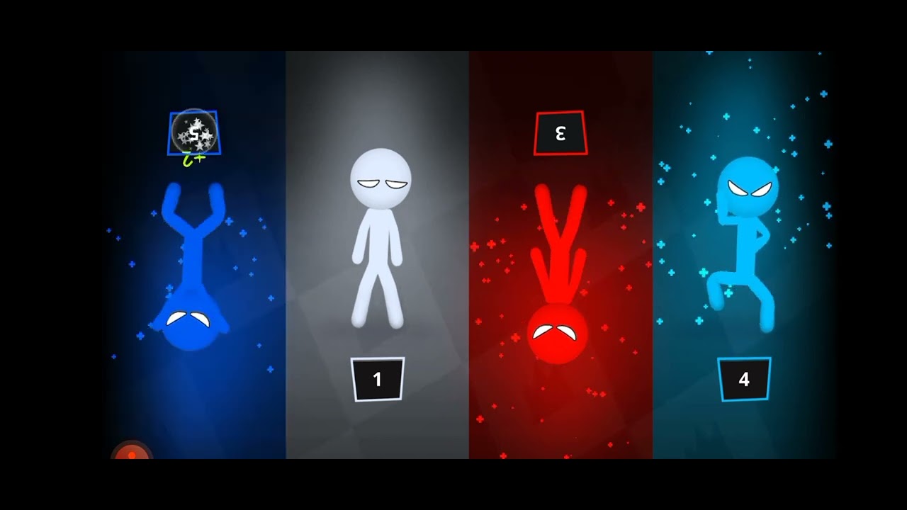 Stickman party 4 player game for kids... - YouTube