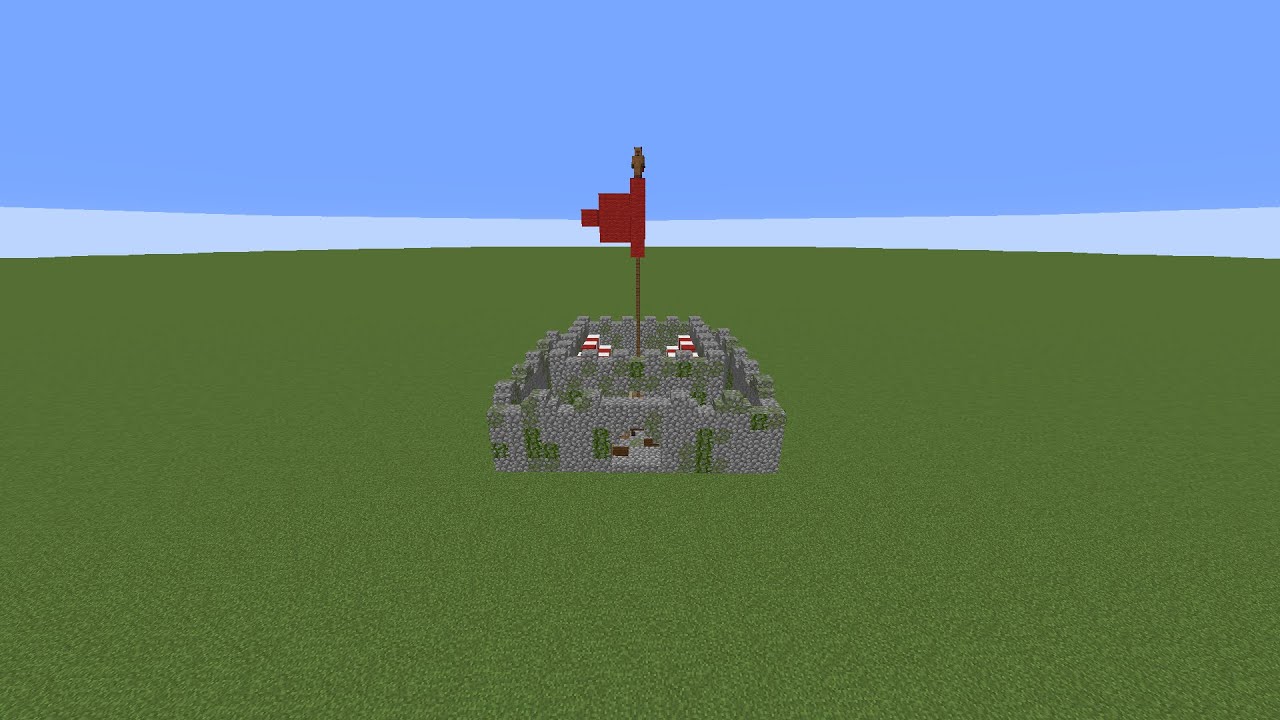 Medieval Minecraft casle - YouTube