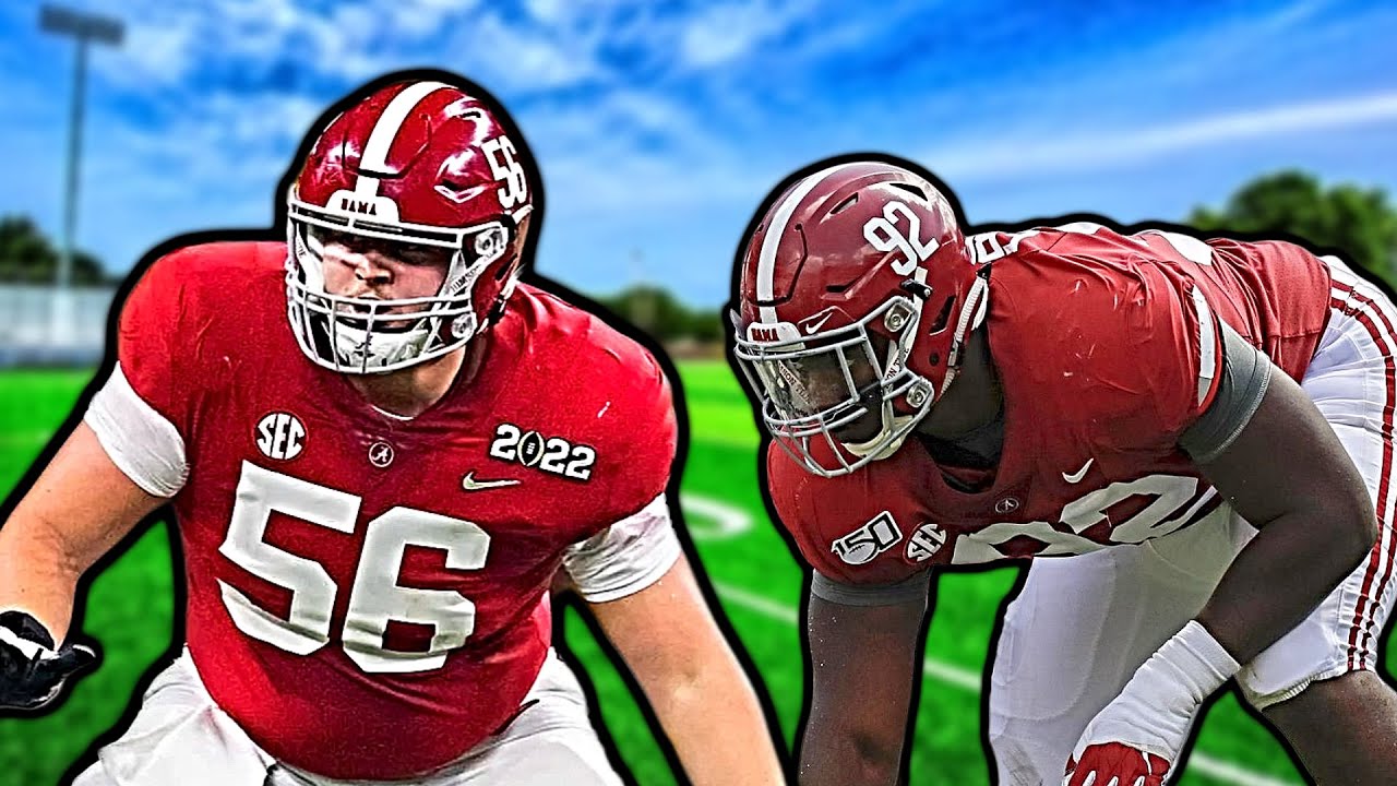 Alabama's O-Line & D-Line back to being PHYSICAL - YouTube