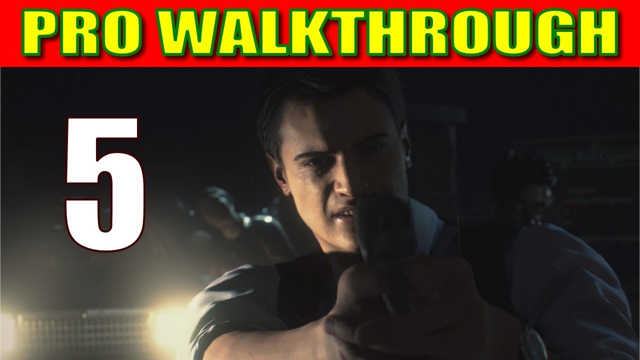 Resident Evil 2 Remake Walkthrough #5 - NO DAMAGE 1ST BOSS FIGHT ...