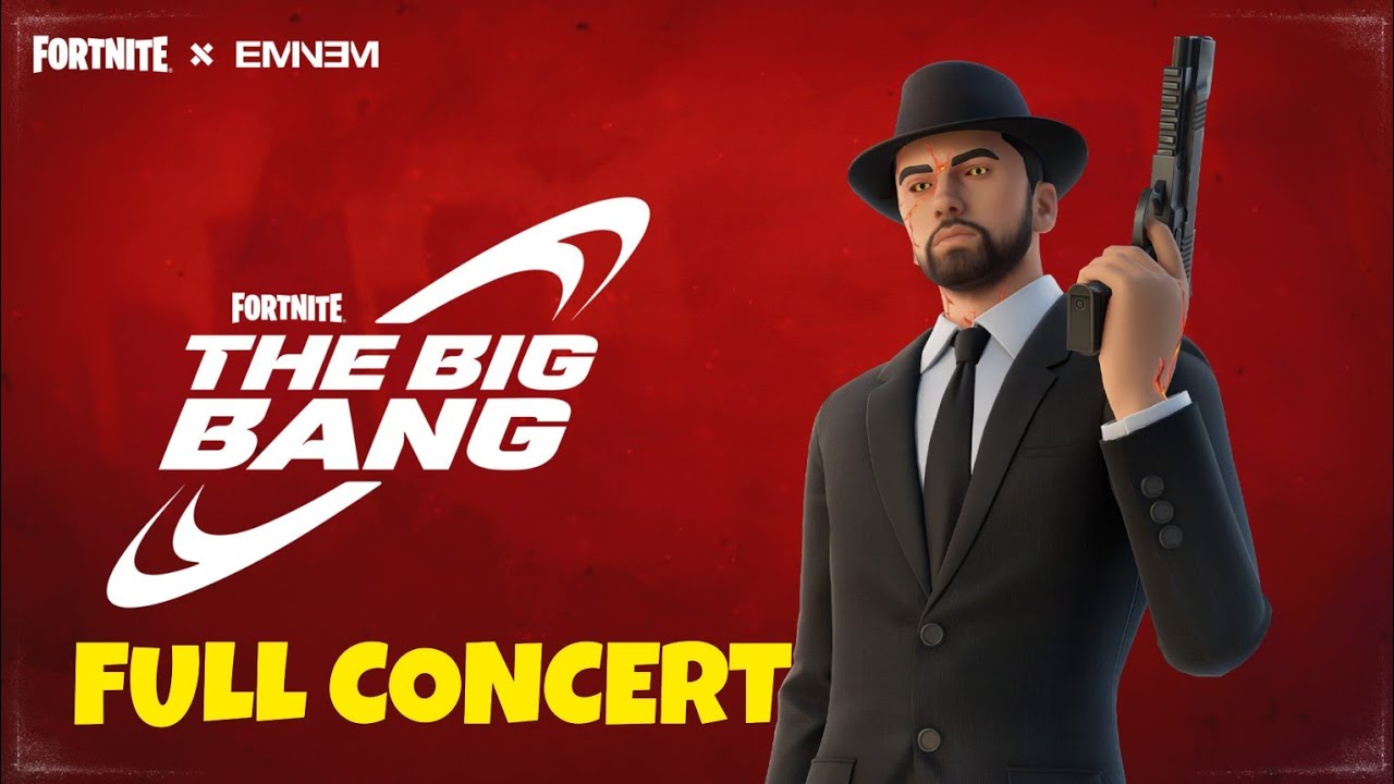 EMINEM CONCERT IN FORTNITE [FULL PERFORMANCE] | FORTNITE | BIG BANG ...