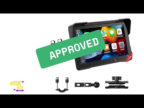 LAMTTO Schermo Wireless CarPlay e Android Auto per Moto - YouTube