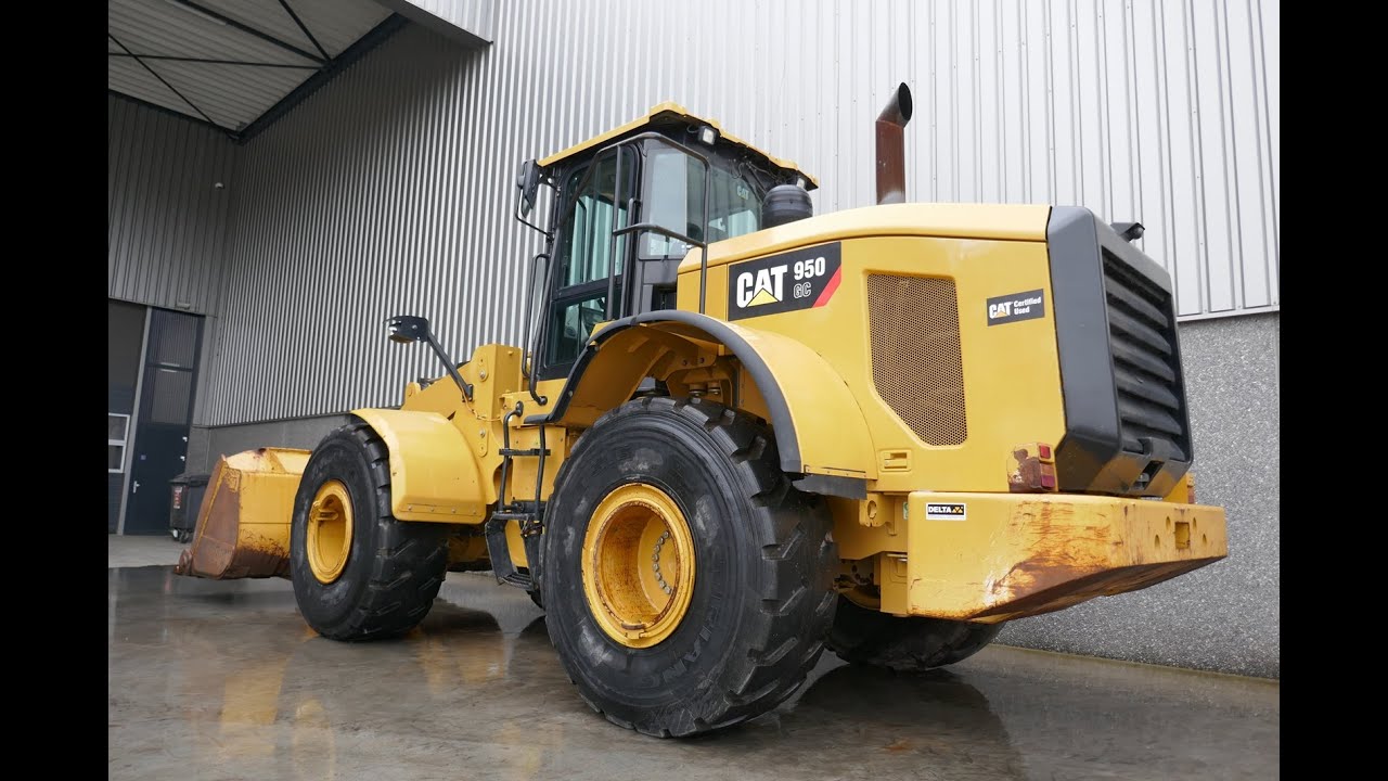Demonstration video Caterpillar 950GC wheel loader - YouTube