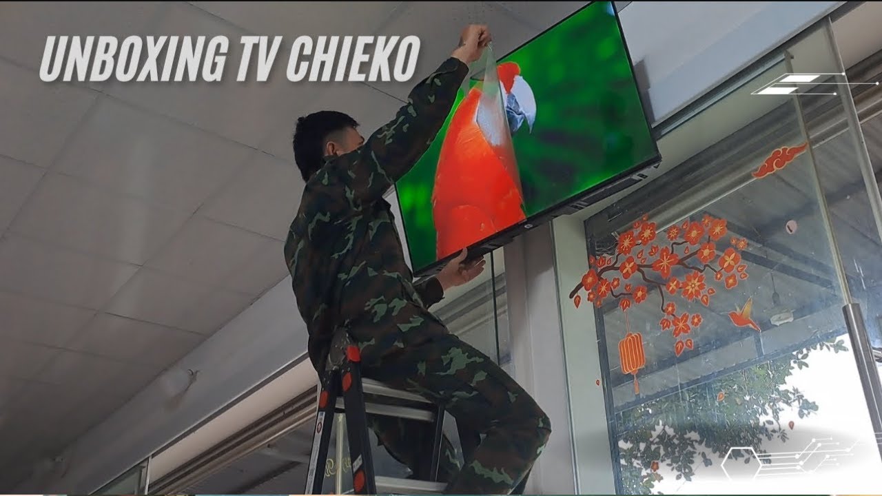 2024 CHIEKO OLED 43 unboxing and wall mounting - YouTube