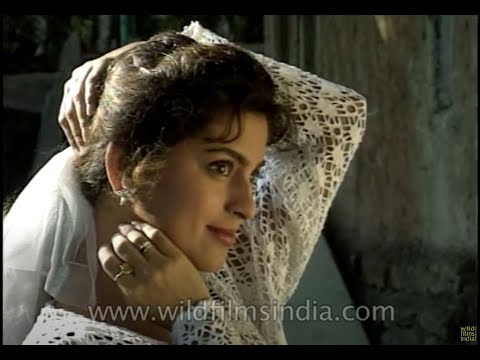 Juhi Chawla on the sets of Hindi film Daraar