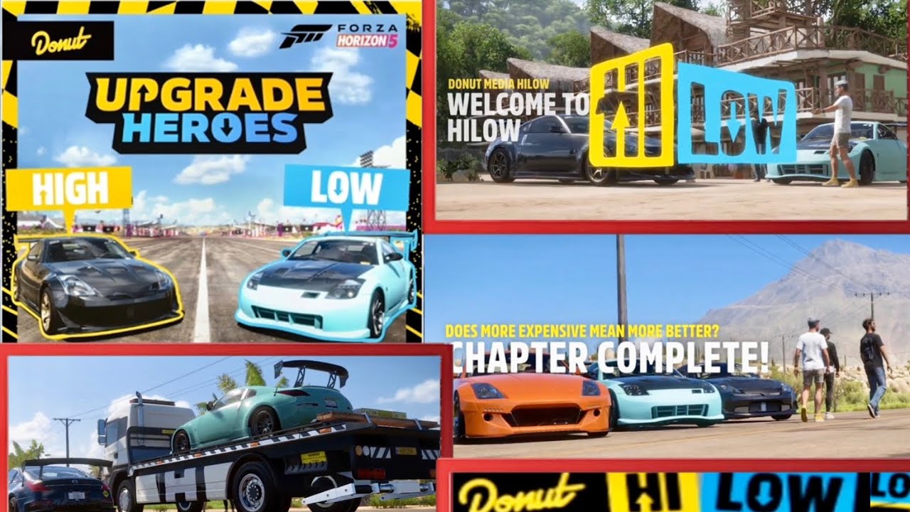 Upgrade Heroes - how complete Donut Media Low Team horizon story ...