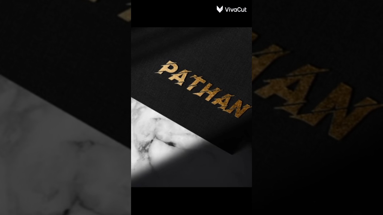 Pathan Logo Design #pathan #srk #jawan #jhomejopathan - YouTube