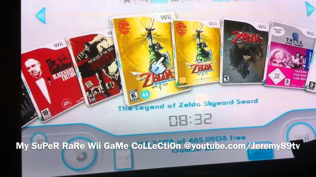 My SuPeR RaRe Wii GaMe CoLLeCtiOn - YouTube