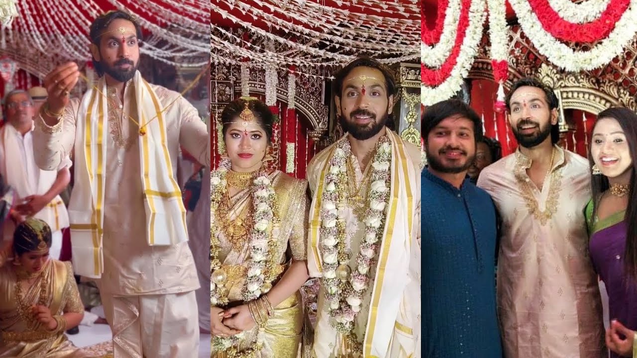 Tv Actor Maanas Nagulapalli Marriage Beautiful Latest Video | Bigg Boss ...