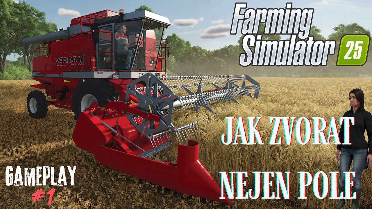 FARMING SIMULATOR 25 | Part 1 | Vořu vše co jde | Jak vyhodit řepku z ...
