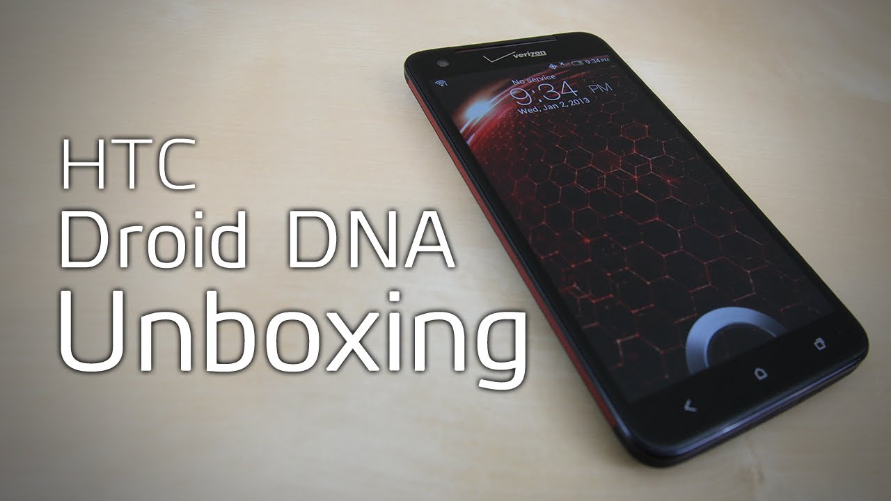 HTC Droid DNA Unboxing! - YouTube