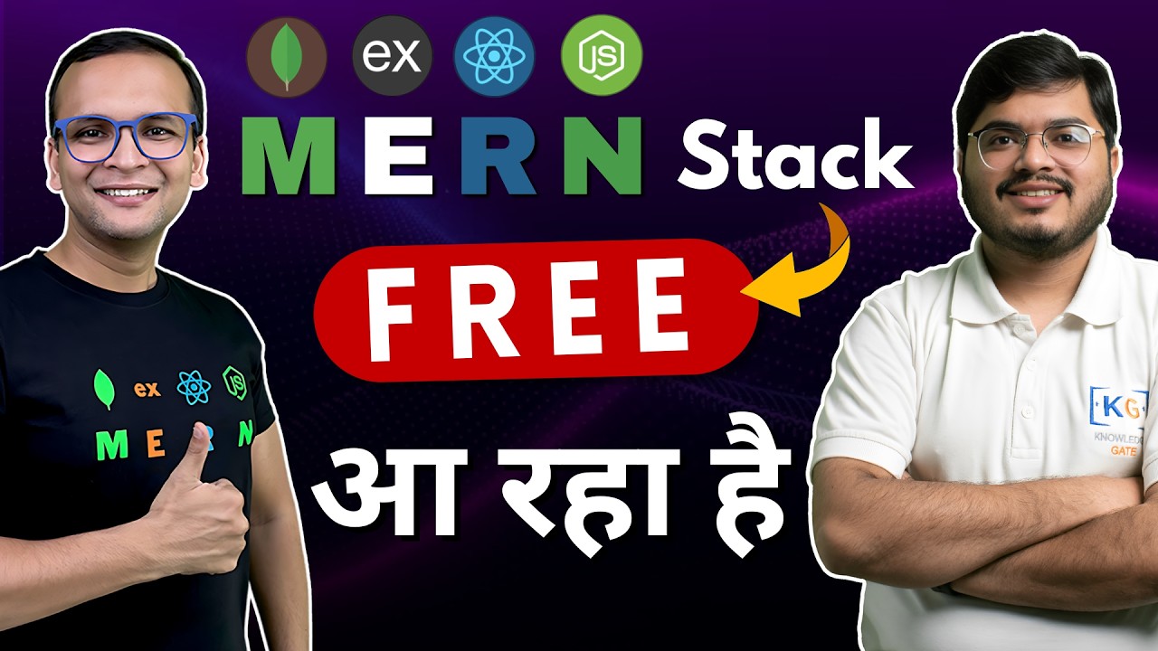MERN Stack LIVE आ रहा है | Daily Live Class | 4 Months | Full Stack Development | Certification ...
