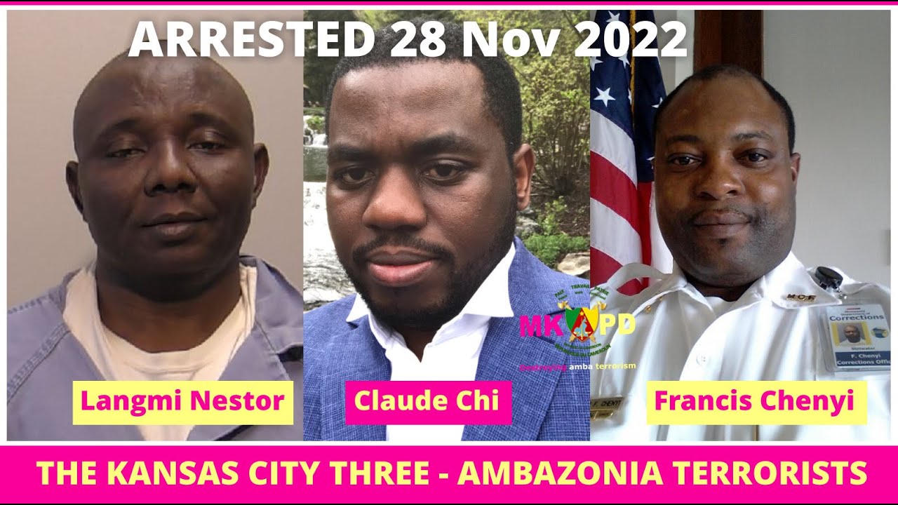 Kansas City Three - 2 Years in Prison, awaiting Trial. Langmi Nestor, Claude Chi and Francis ...