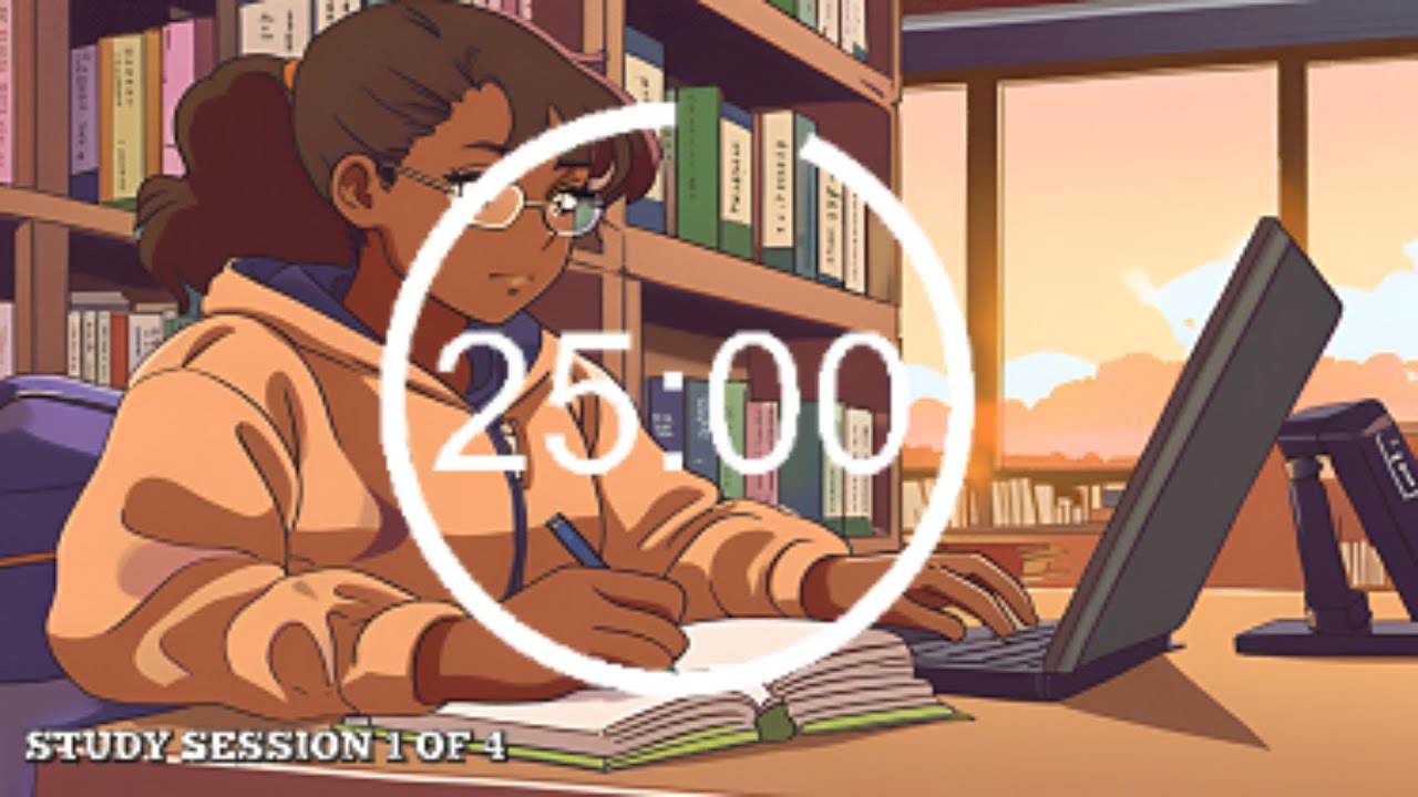 2-HR STUDY WITH ME | 25/5 POMODORO TIMER | CHILL LOFI MUSIC TO HELP YOU ...