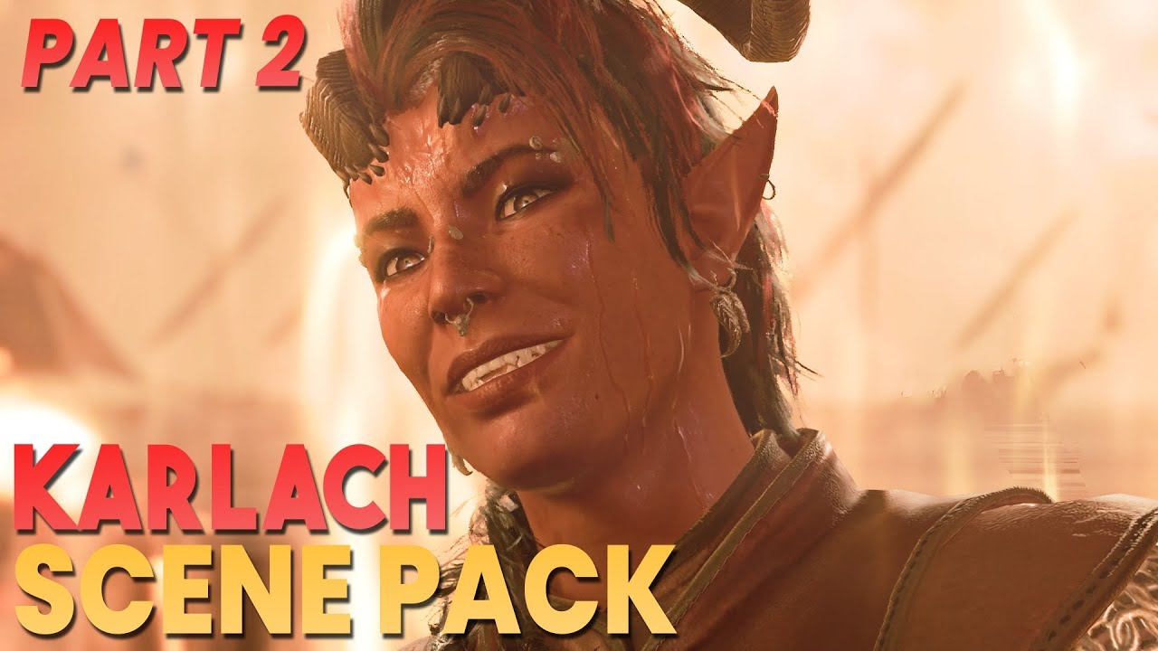 Karlach Scene Pack (Part 2) || Baldur's Gate 3 || 1080p, 60FPS - YouTube