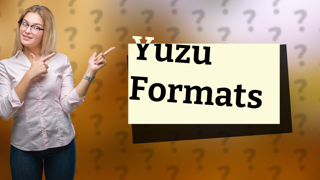 What formats can Yuzu read? - YouTube
