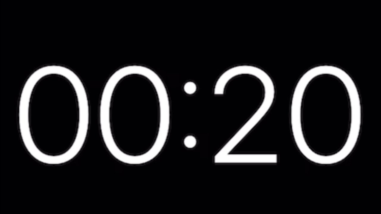 20 Seconds Timer - YouTube