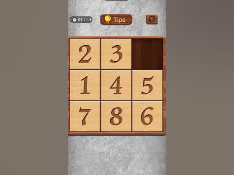 NUMBER PUZZLE 3×3 PUZZLE NUMBERS #shorts #shortvideo - YouTube