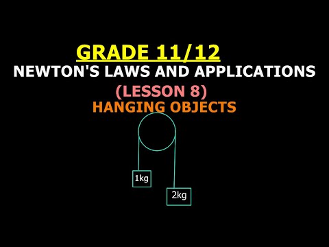 GRADE 11/12 FORCES AND NEWTON'S LAWS-HANGING OBJECTS (LESSON 8) - YouTube