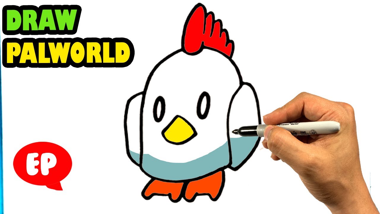 EASY How to Draw PALWORLD - Chikipi - YouTube