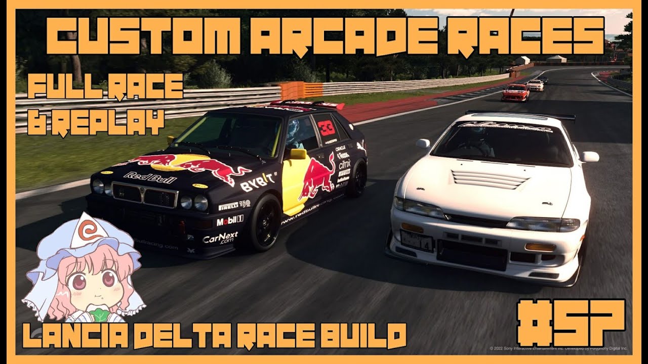 [Gran Turismo 7] Custom Arcade Races | Lancia Delta Race Build | Full ...