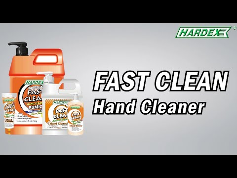 HARDEX Fast Clean Hand Cleaner - YouTube