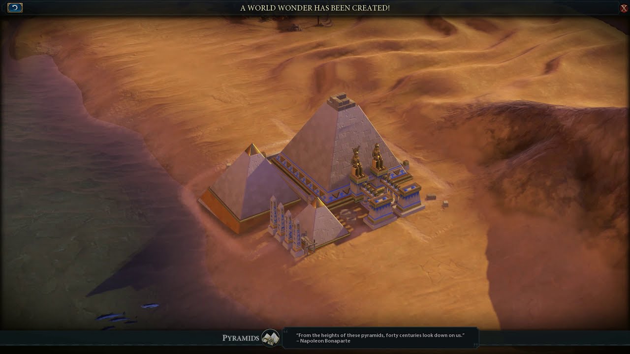 Pyramids - Civilization VI World Wonder Cutscene - YouTube
