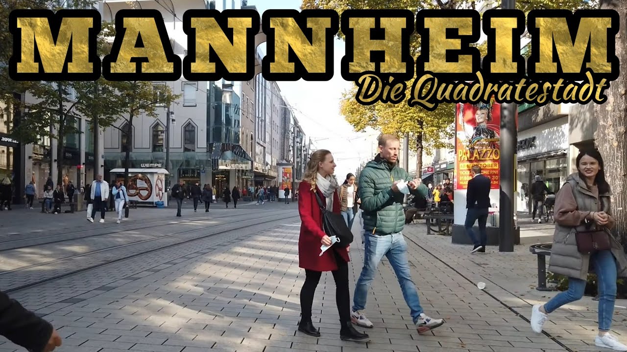 Mannheim, Germany |🇩🇪| Walking tour Mannheim city centre 4K - YouTube